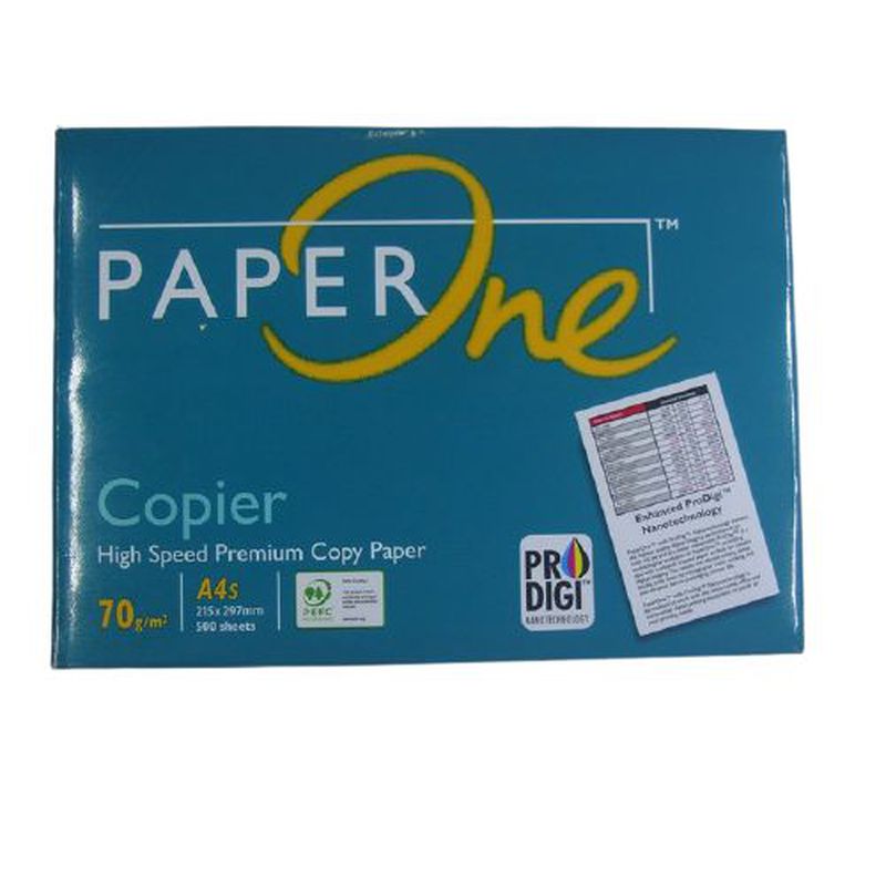 KERTAS HVS PAPER ONE A4S 70 GSM