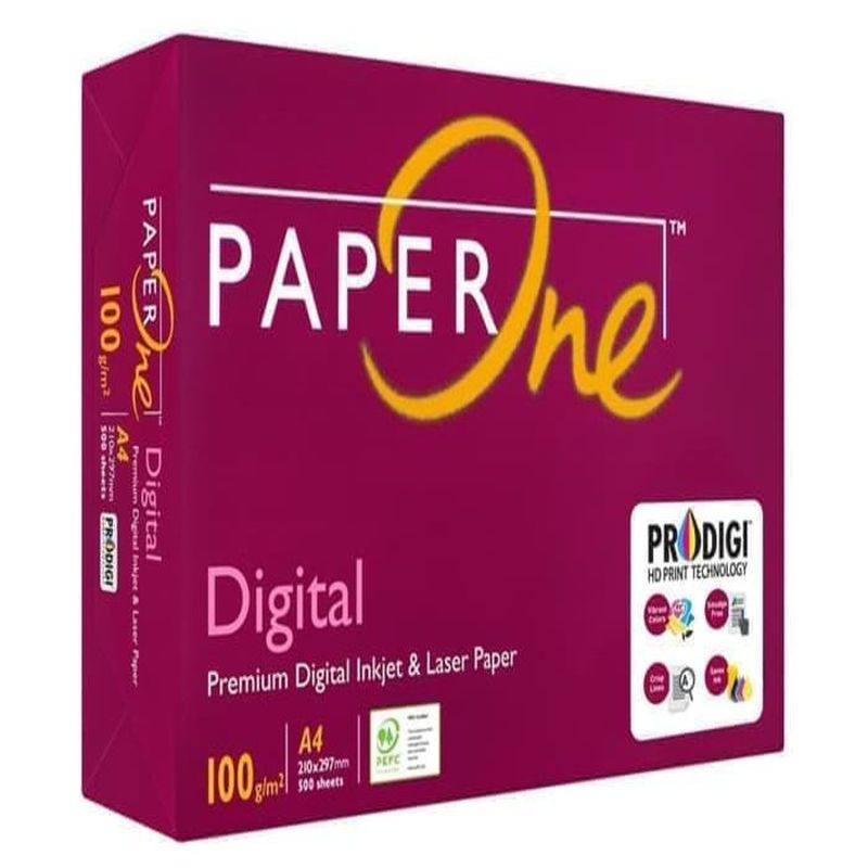 KERTAS HVS PAPER ONE A4 100 GSM