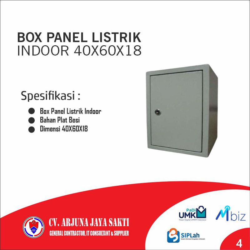 BOX PANEL LISTRIK KOTAK (INDOOR) 40X60X18