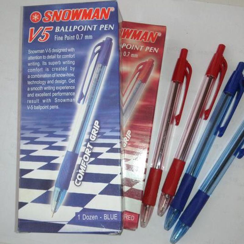 BALLPOINT SNOWMAN V5 - Biru