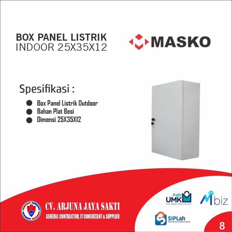 BOX PANEL MASKO 35X25X12