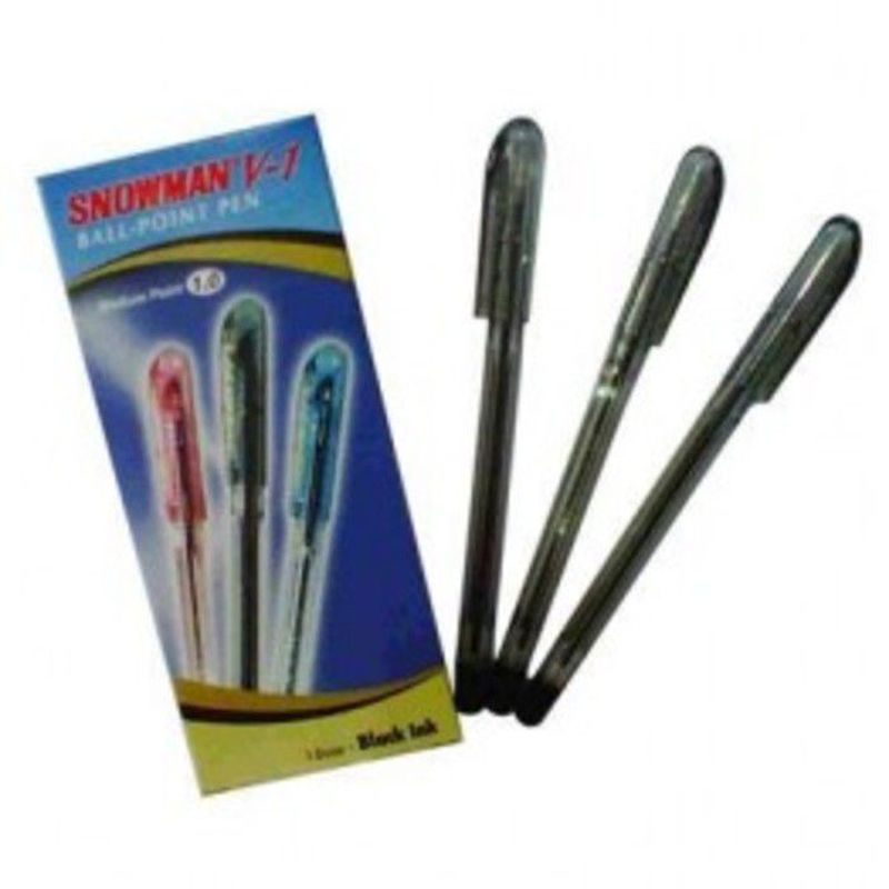 PENA SNOWMAN V-1 - Hitam