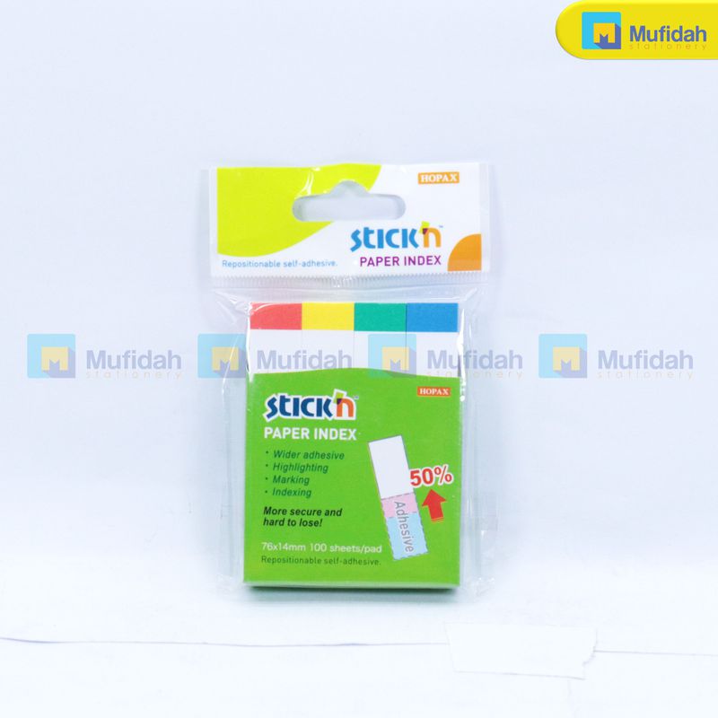 Pembatas Kertas / Stick Notes Hopax Paper Index 74x16mm