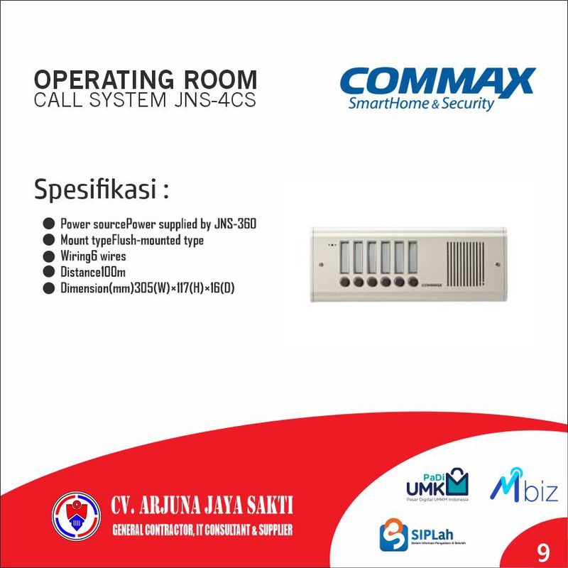 BED HEAD CONSOLE UNIT UNTUK TYPE DIGITAL NURCJNS-4CS