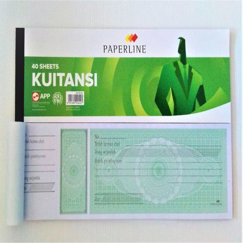 BUKU KWITANSI PAPERLINE KT 40 T (SEDANG)