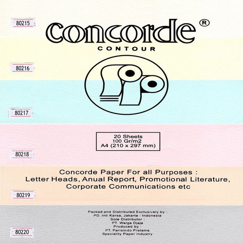KERTAS CONCORDE A4 100 GSM - 80217