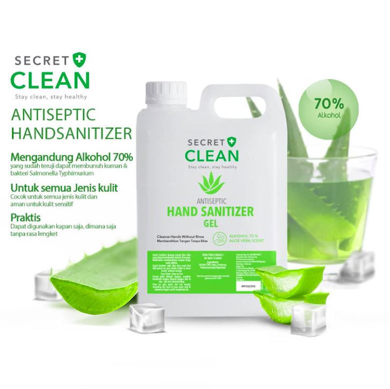 Secret Clean Hand Sanitazer 5lt liquid