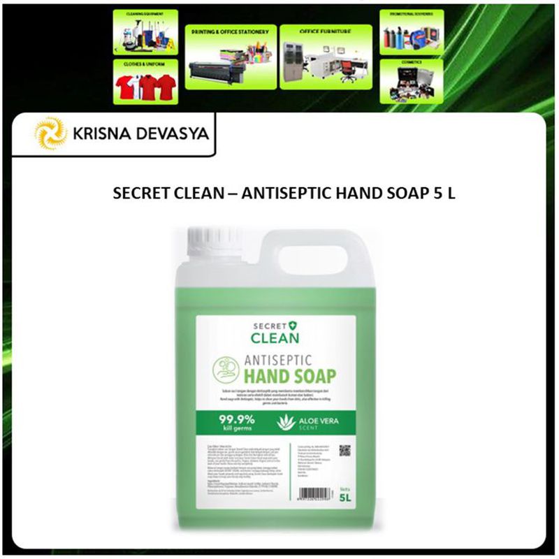 SECRET CLEAN - ANTISEPTIC HAND SOAP 5 L
