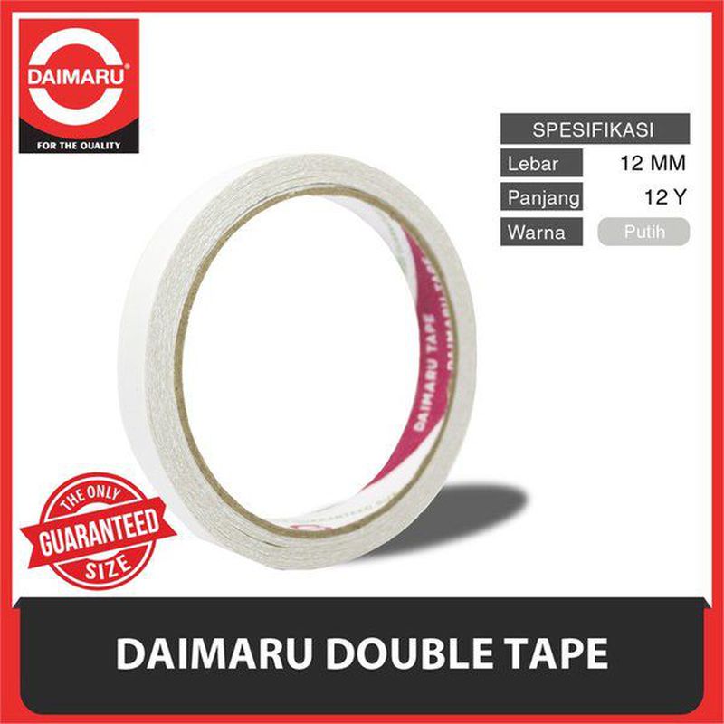 DOUBLE TAPE KERTAS 12mm
