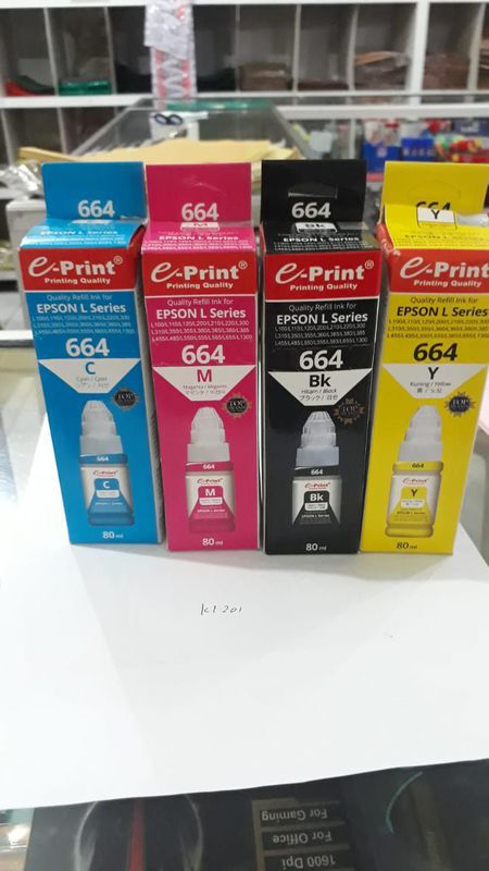 Tinta Eprint Epson 664 - Hitam