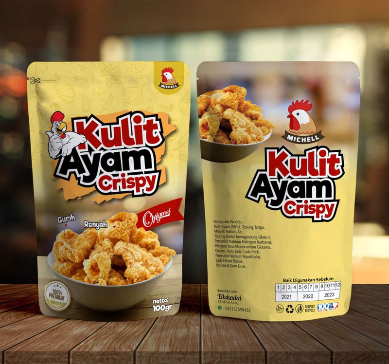 Kulit Ayam krispy Michell