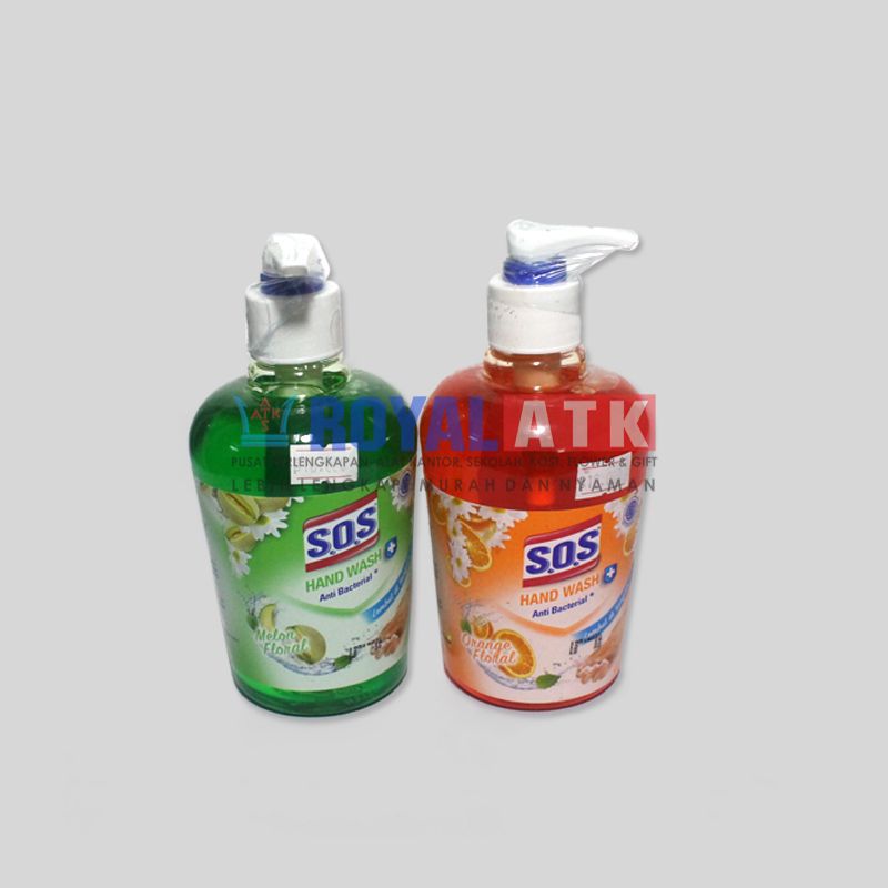 SOS HAND SOAP BTL 400-ORANGE FLORAL (36-02) 8999908372208