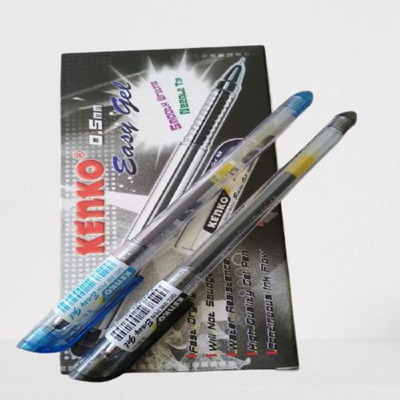 PENA KENKO EASY GEL 0.5 - Biru