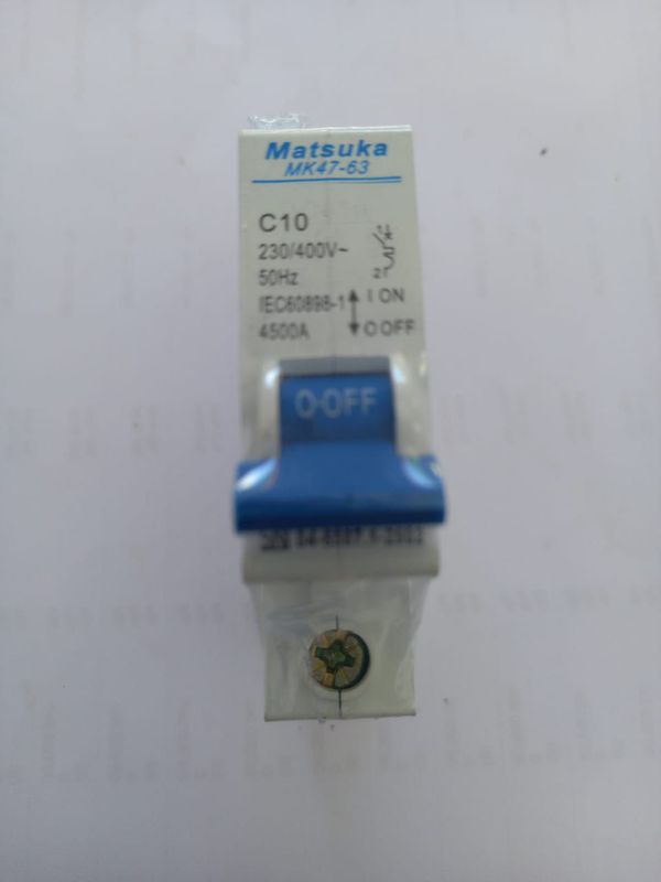 MCB Matsuka MK1-63, 1 Phasa, 10 A