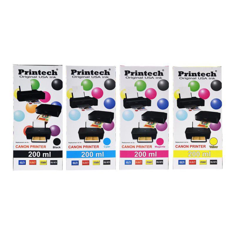 Tinta Canon Printech 200ml - Hitam