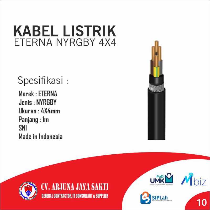 KABEL ETERNA NYRGBY 4X4 @1M