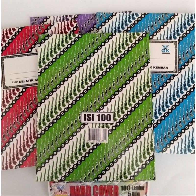Buku Batik quarto kuarto Tanggung isi 50 lembar gelatik kembar hard ...
