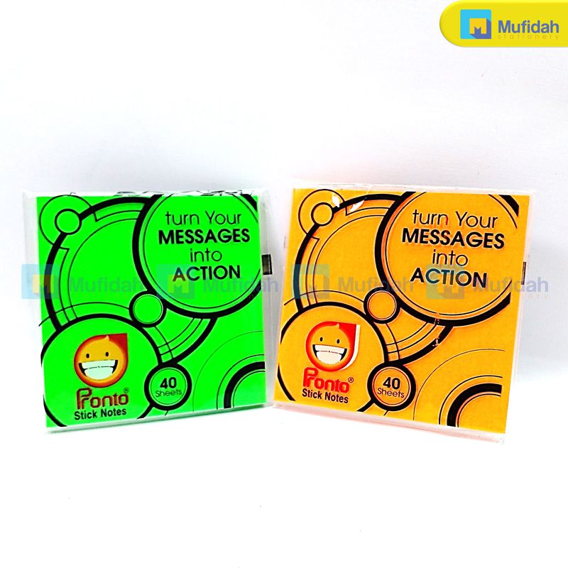 Stick Notes Fluo 75x75 Pronto - Hijau