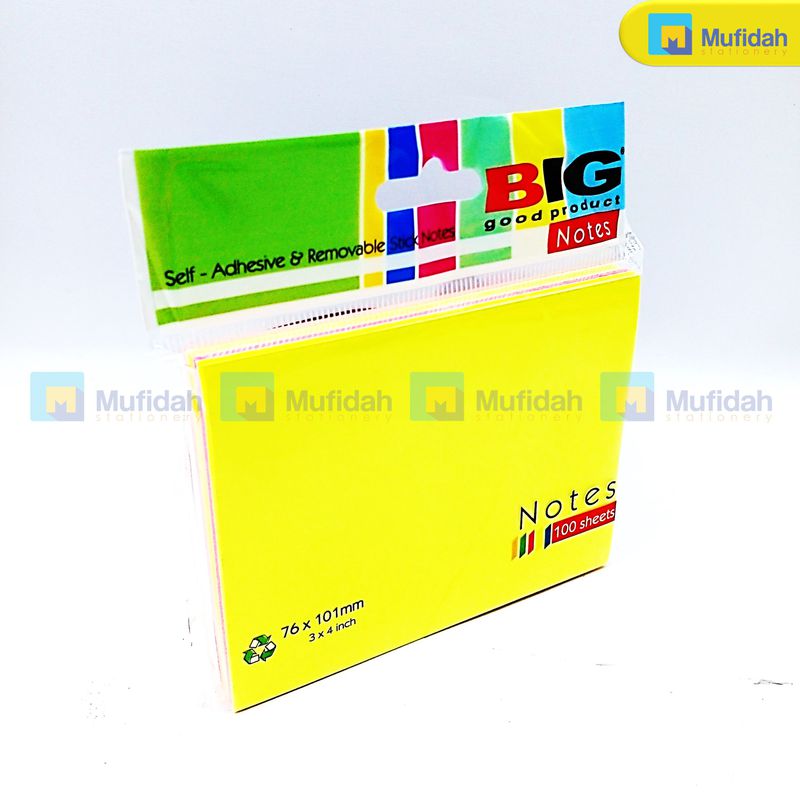 Stick Notes Multiple 76x101mm Big