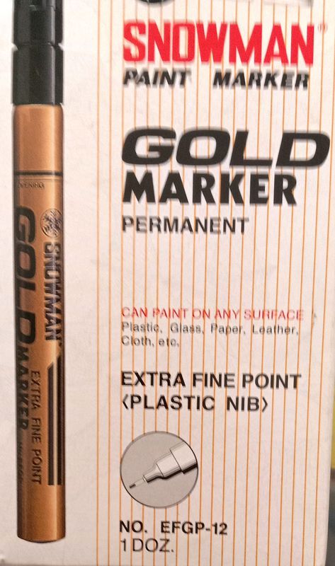 SNOWMAN PAINT MARKER