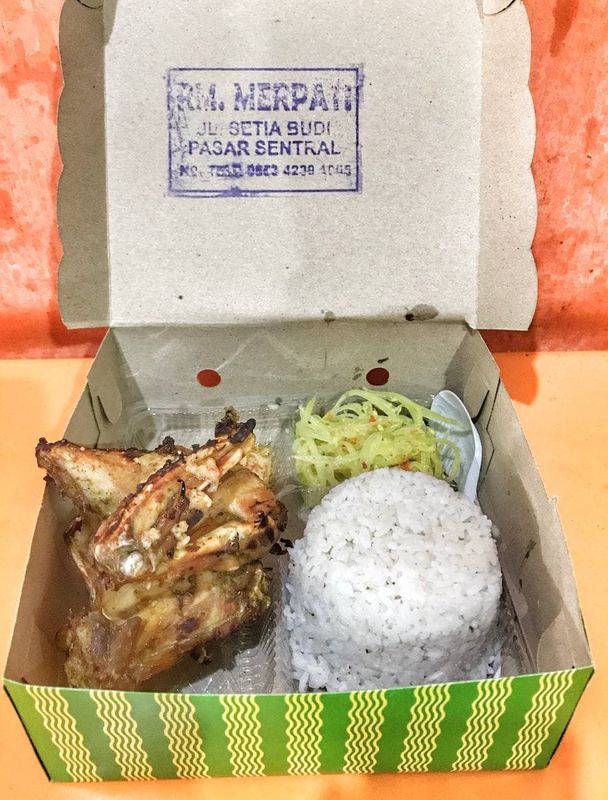 Paket Ayam Kampung Bakar Potong 4 Sambal Iloni