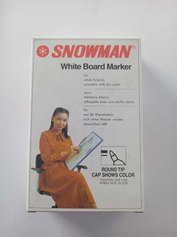 Spidol Snowman Permanent (Biru)