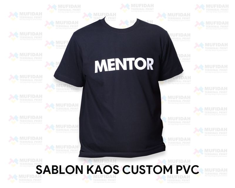 Sablon Kaos PVC Custom