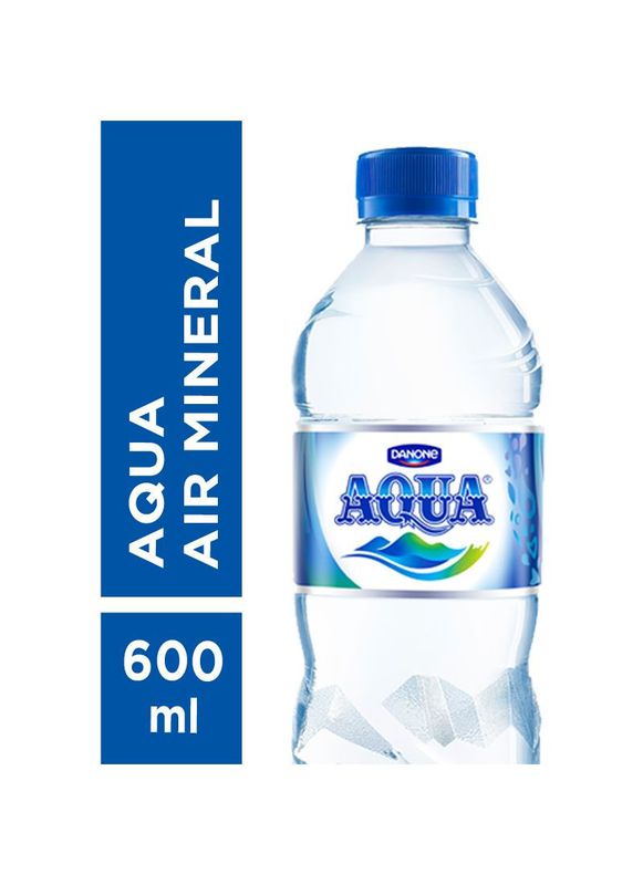 Aqua Botol Ukuran 600 ml - Karton
