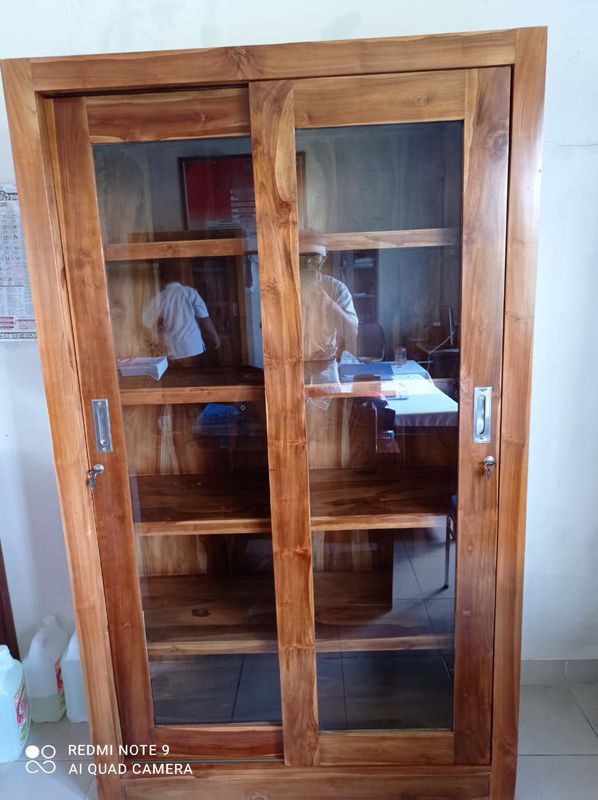LEMARI FILE KAYU JATI