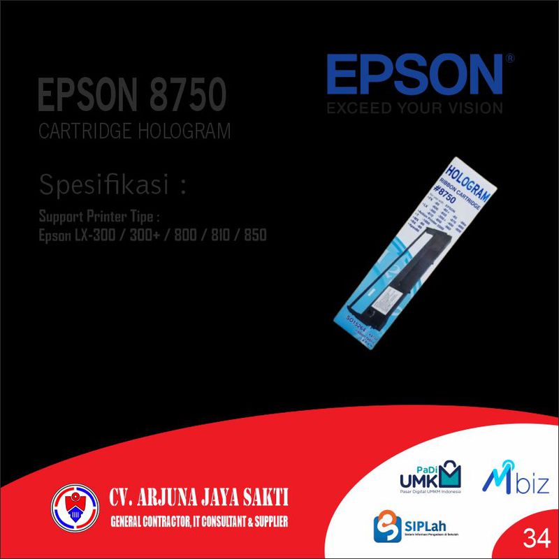 CARTRIDGE EPSON #8750 HOLOGRAM