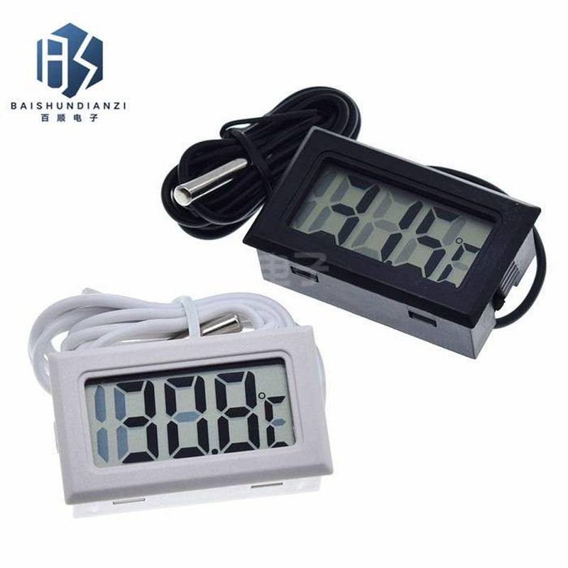 Termometer Digital Dengan Layar Lcd Dan Probe Tahan Air