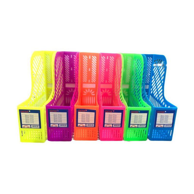 Kotak Penyimpanan File/Magazine File/Box File Plastik Enter - Pink