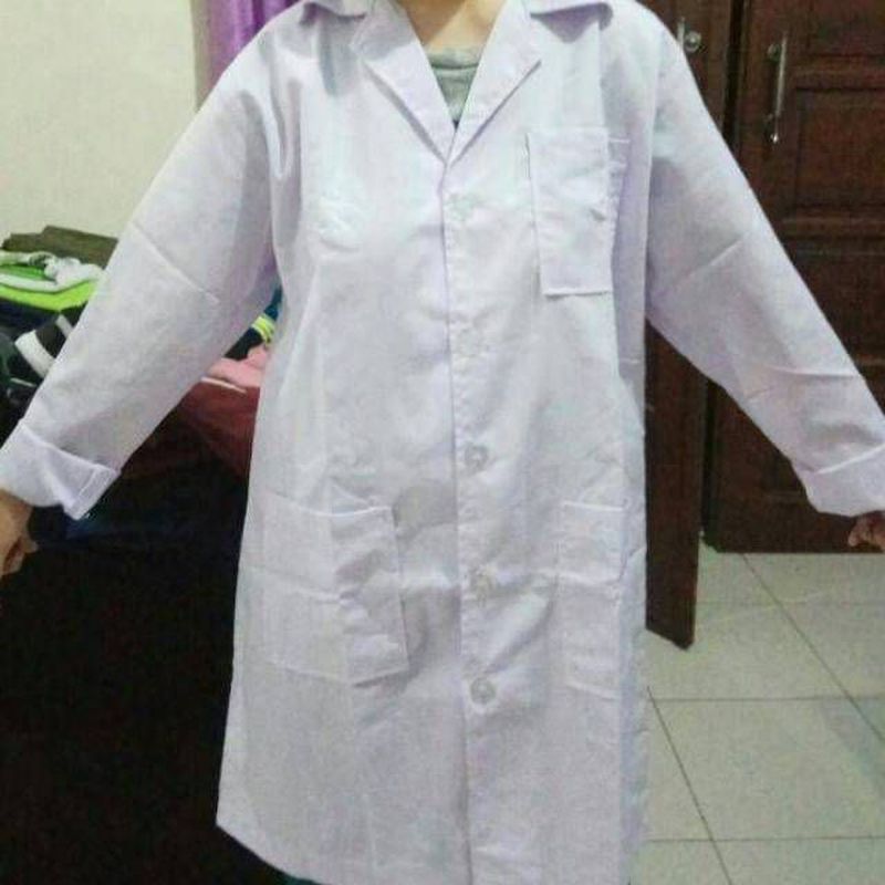 baju laboratorium - Putih