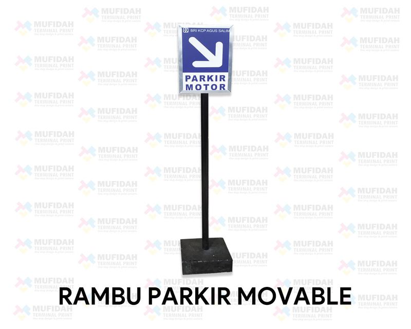 Rambu Parkir Movable