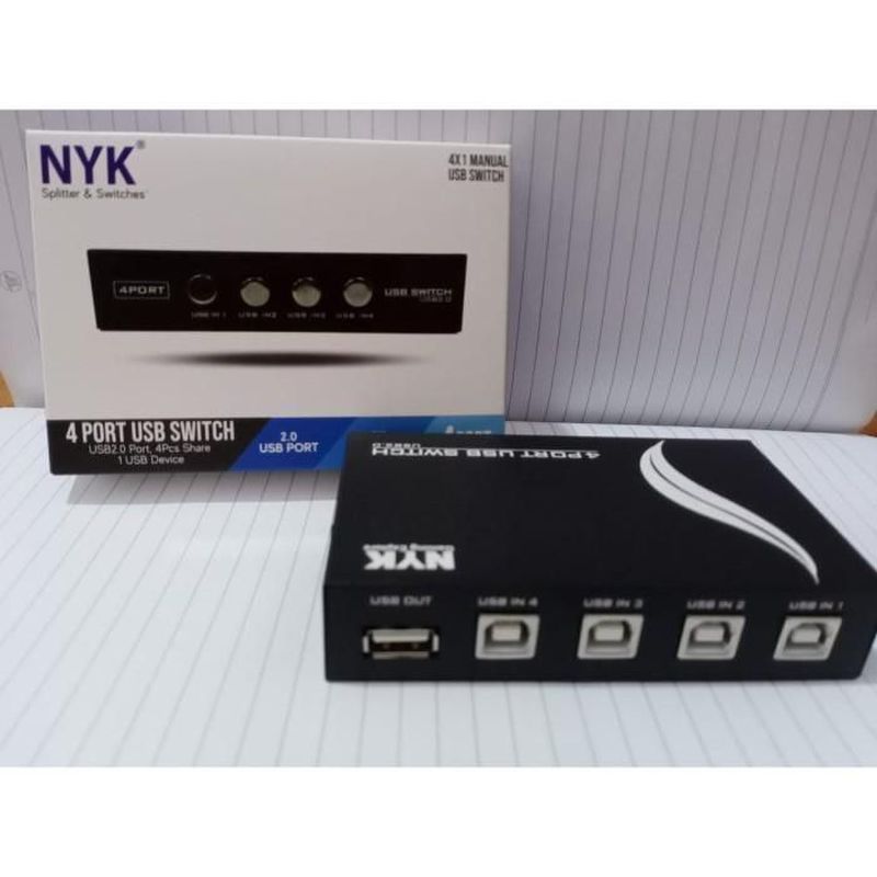 SWITCH USB NYK 4 PORT PRINTER