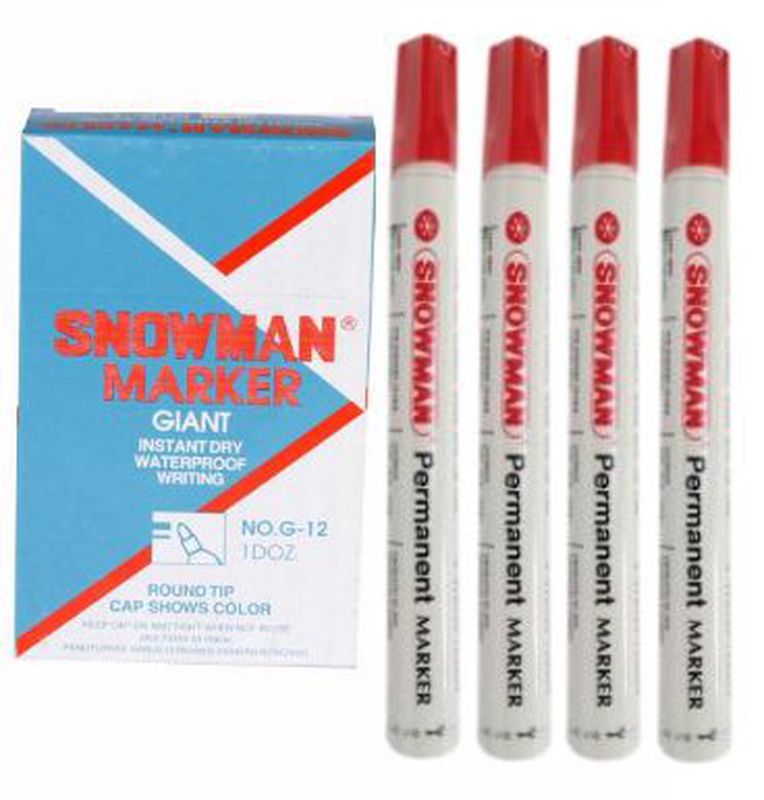 Spidol Permanent Merah