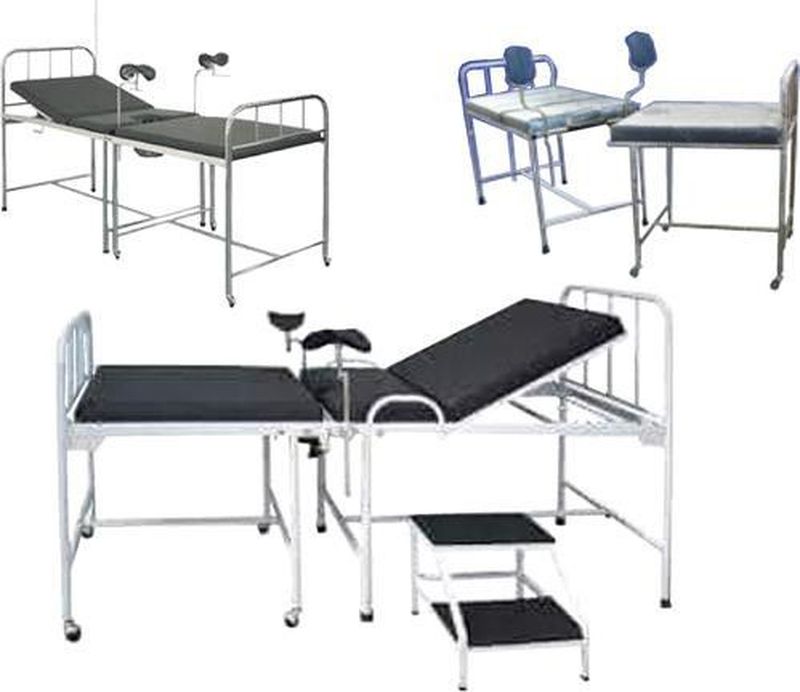 Meja Partus / Verlos (stainlees steel & besi) - Hijau