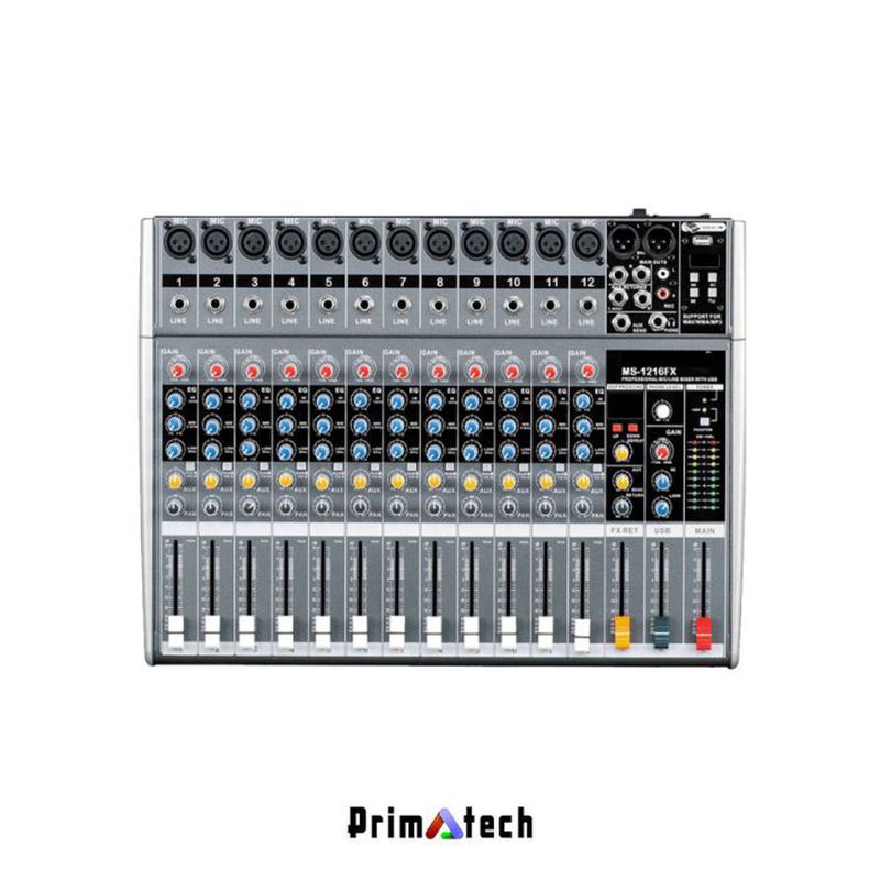 MS1216FX(NEW) Audio Mixer Primatech