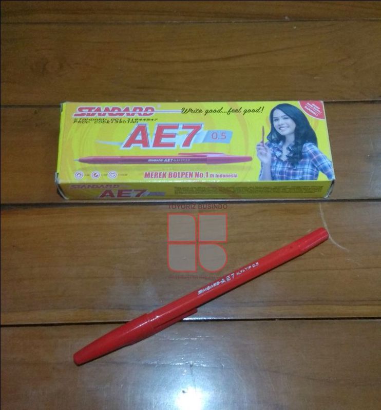 Ballpoint Standart AE7 Merah