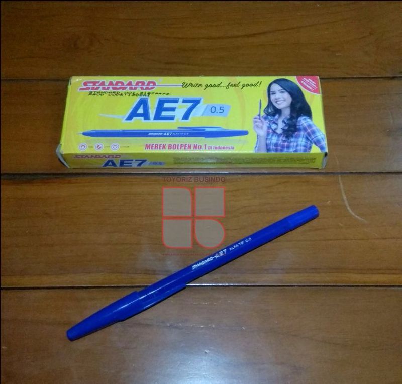 Ballpoint Standart AE7 Biru