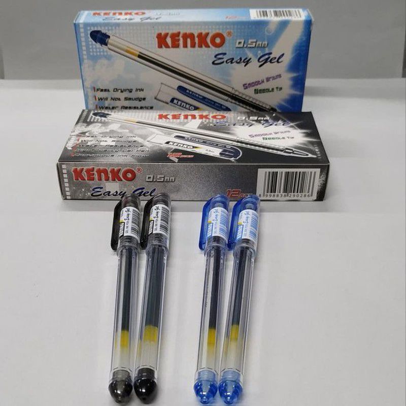 PULPEN EASY GEL KENKO 0.5 mm - Biru
