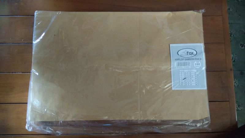 Amplop Coklat Samson Ukuran D Fox (Pak)