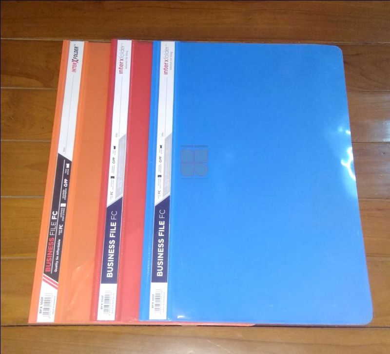 Stopmap Map Snelhecter Plastik Transparan / Business File Inter-X Ukuran F4