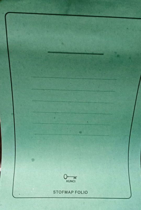 STOPMAP FOLIO KERTAS PILIHAN WARNA ( MERAH,KUNING,HIJAU,BIRU )