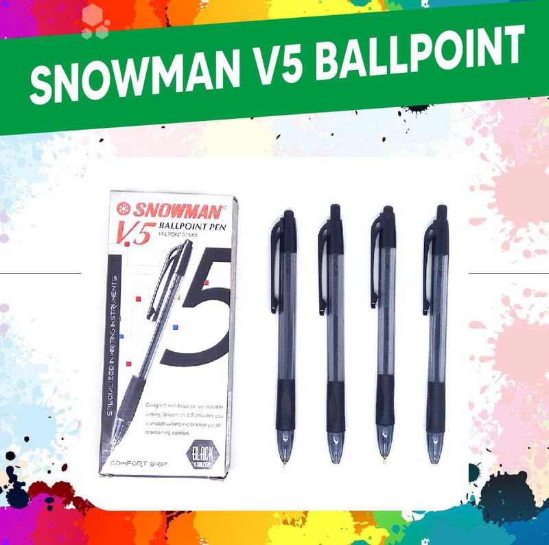 Ballpoint Snowman V5
