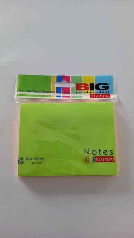 Post it (Notes) Uk. 76 x 101 mm (3 x 4 Inch)