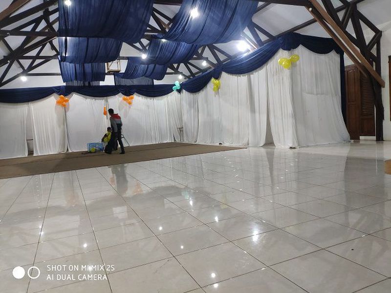Skirting Backdrop Tenda