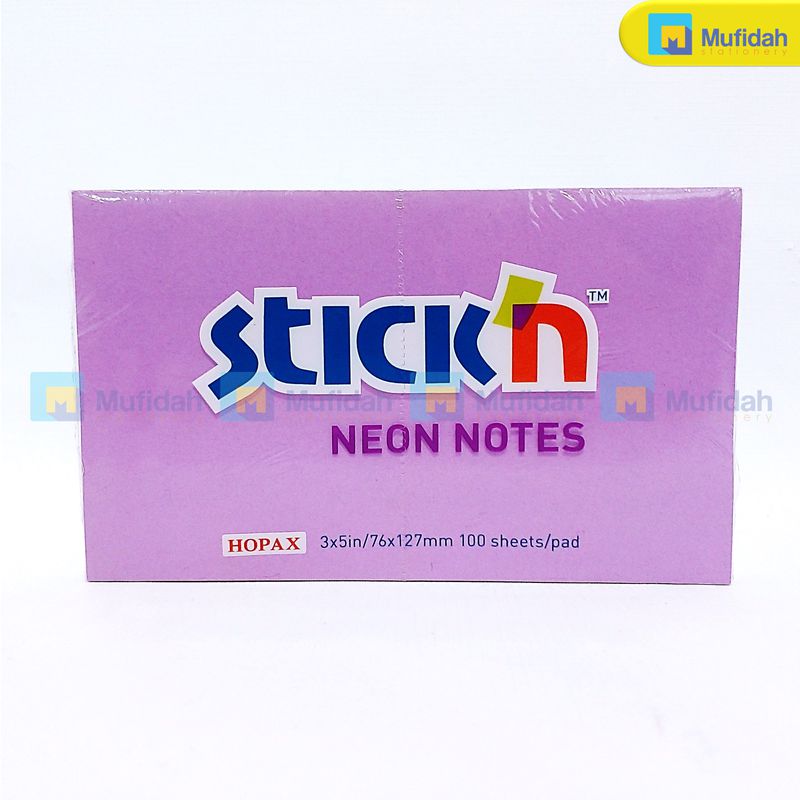 Stick Notes Neon 21214 Hopax