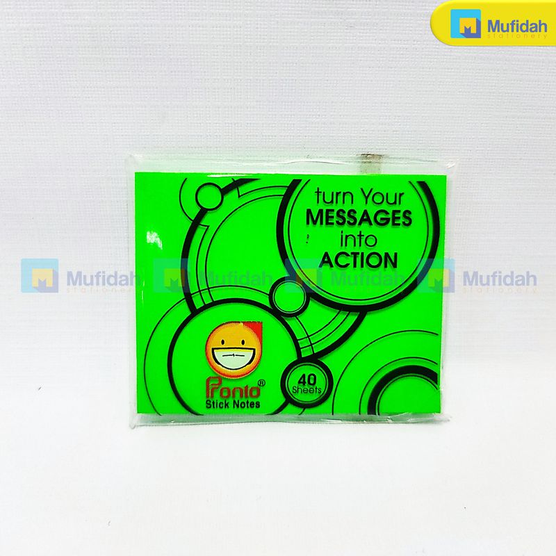 Stick Notes Fluo 40x50 Pronto - Pink