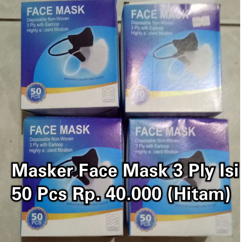 MASKER FACE MASK 3 PLY